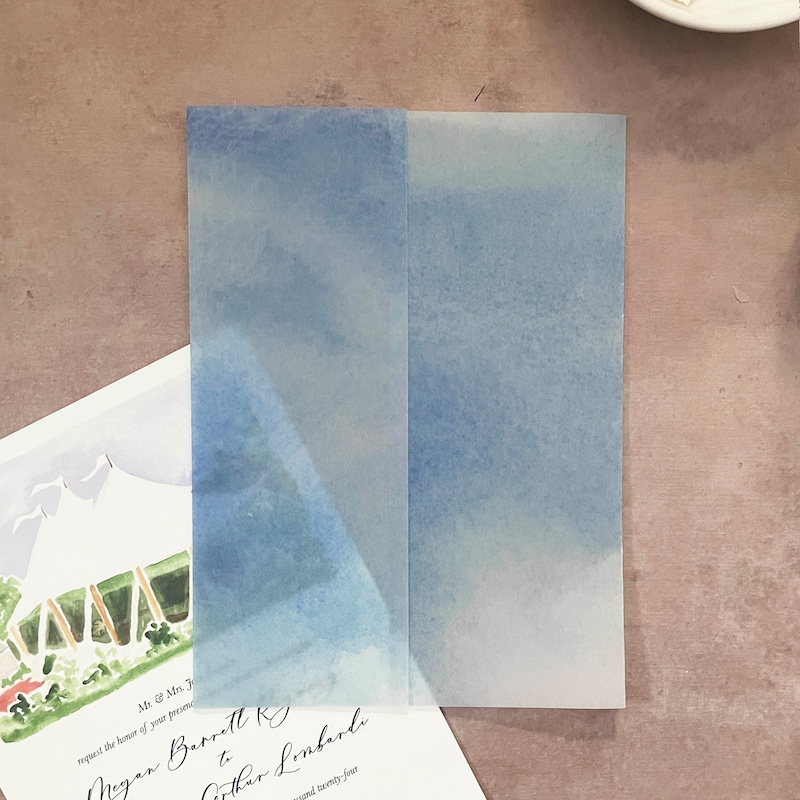 Light Blue Vellum Wraps - Etsy