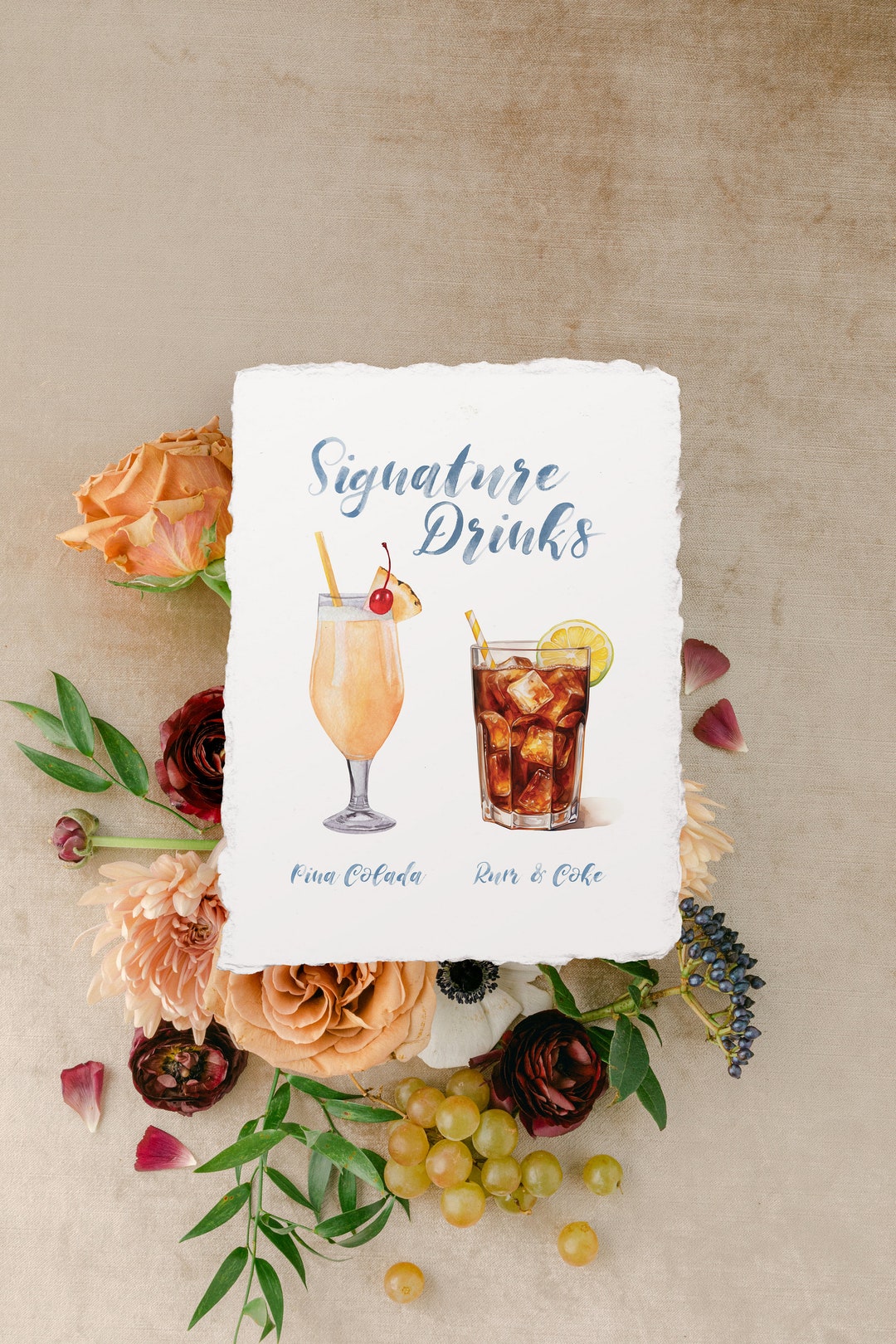 Custom Bar Sign Printed, Brunch and Bubbly Bridal Shower Sign ...