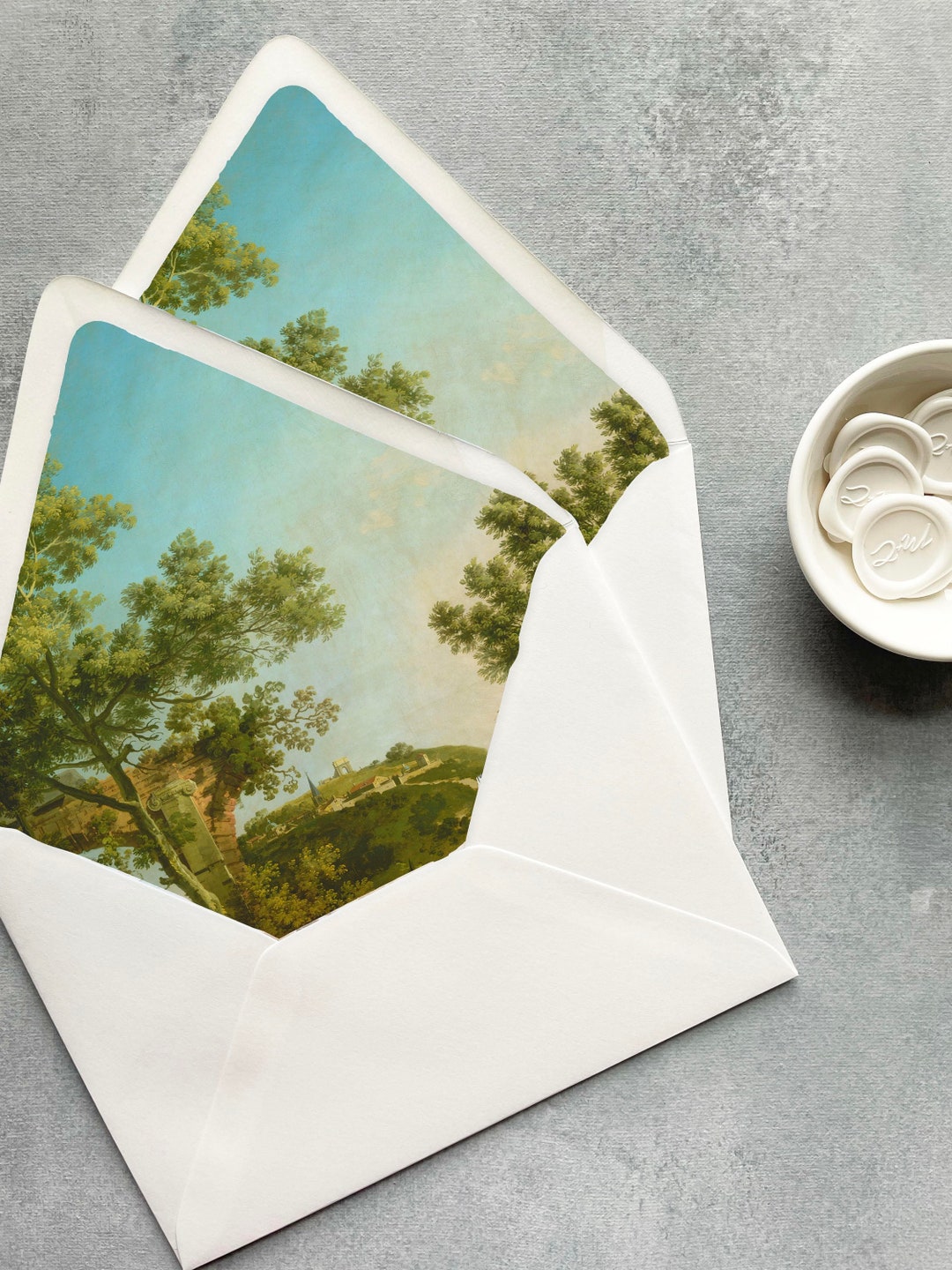 Fine Art Envelope Liner Printed, Tree Envelope Liner 5x7, Garden ...