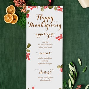 Thanksgiving Place Setting, Formal Dinner Menu, Thanksgiving Wedding ...