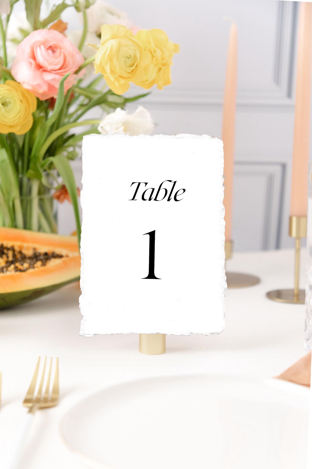 Modern Table Numbers Simple, Black and White Table Numbers Printed ...