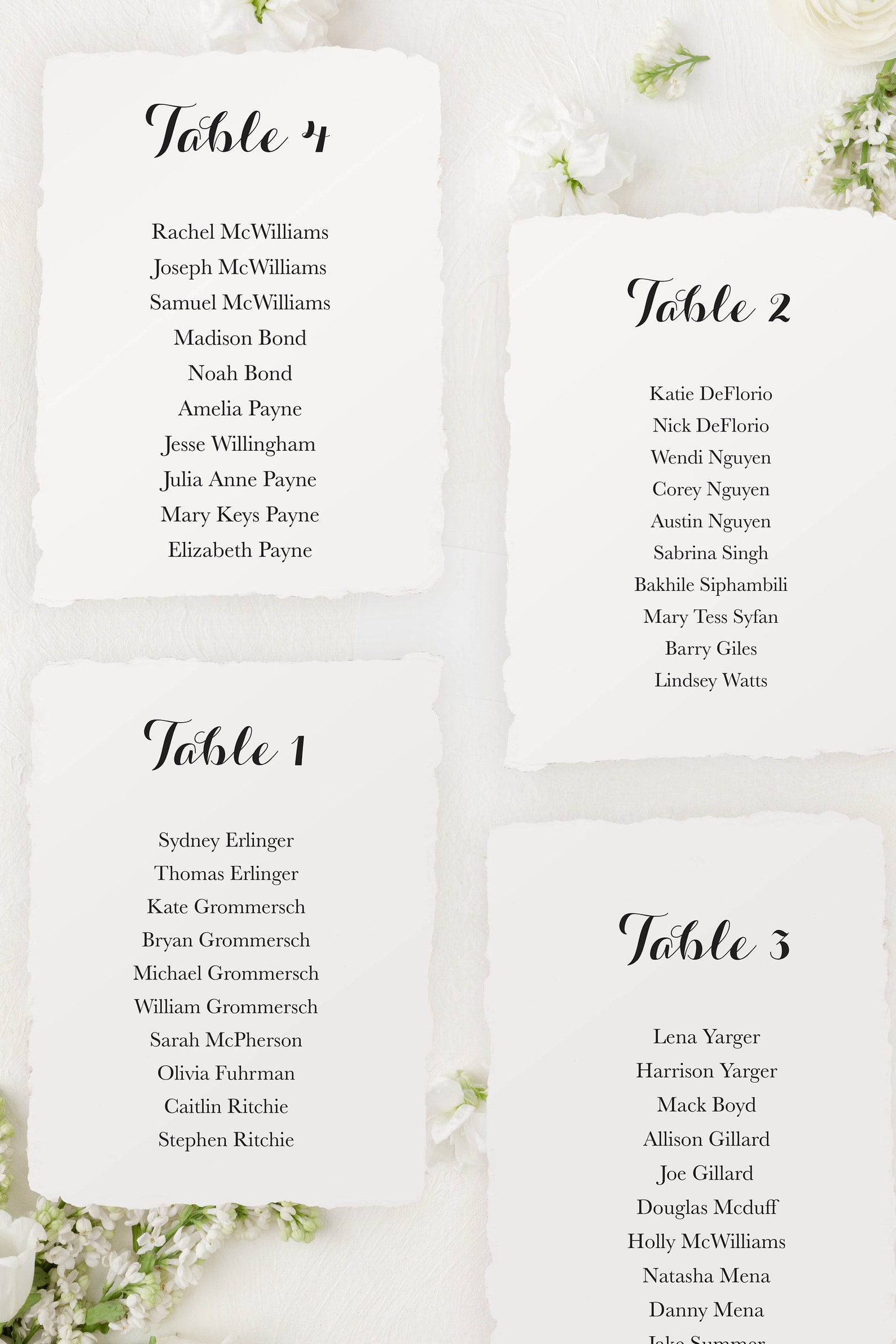 Printed Table Seating Chart Board Cards, Simple Table Assignment Wedding Ideas, Table Guest ...
