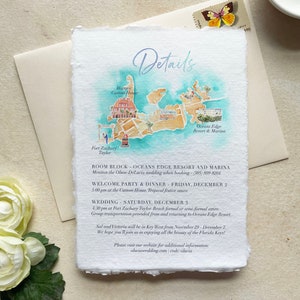 Custom Watercolor Wedding Map Illustration, Illustrated Map Wedding ...