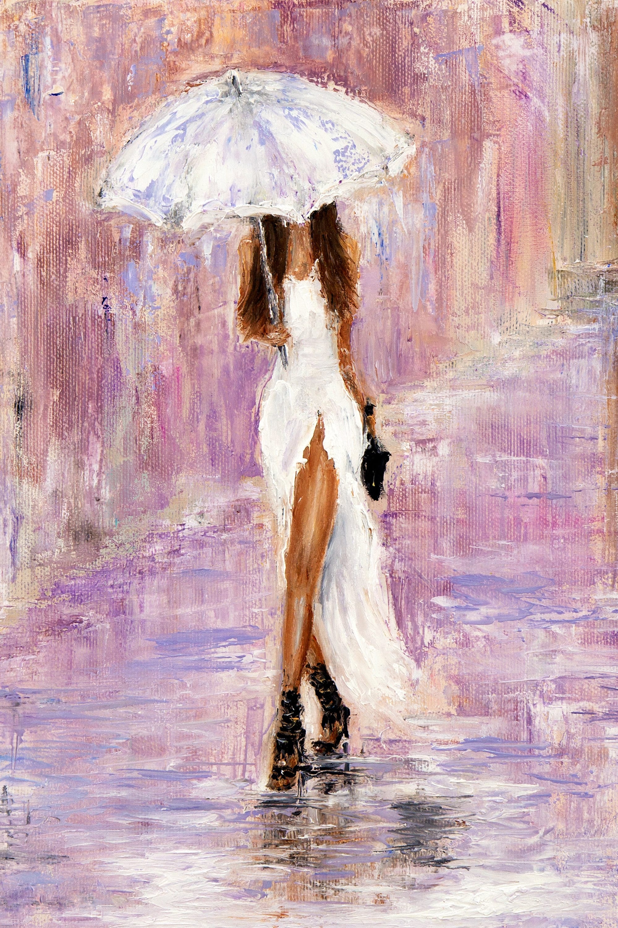 Abstract Woman Art Print on Canvas Mural on ready to hang | Etsy