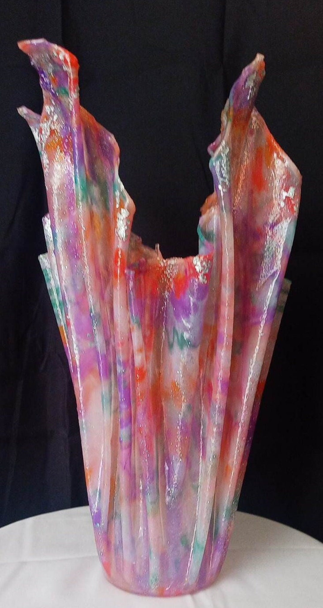 Resin Vase Hand Made - Etsy