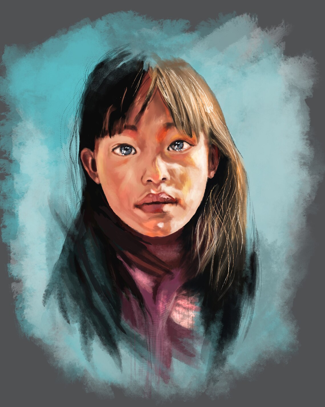 Custom Digital Portrait From Photo Personalized Portrait Painting ...