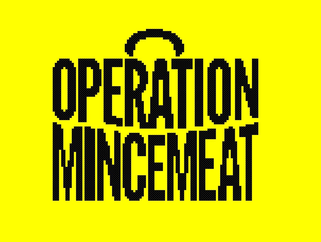 Operation Mincemeat Cross Stitch Pattern - Operation Mincemeat ...