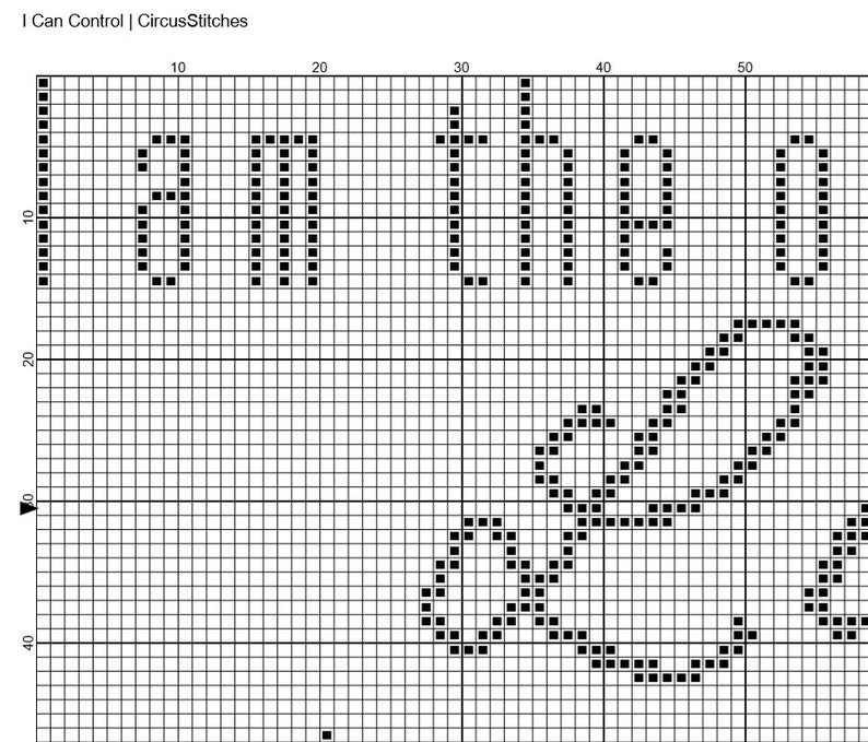 Hamilton Cross Stitch Pattern - I Am the One Thing in Life I Can ...