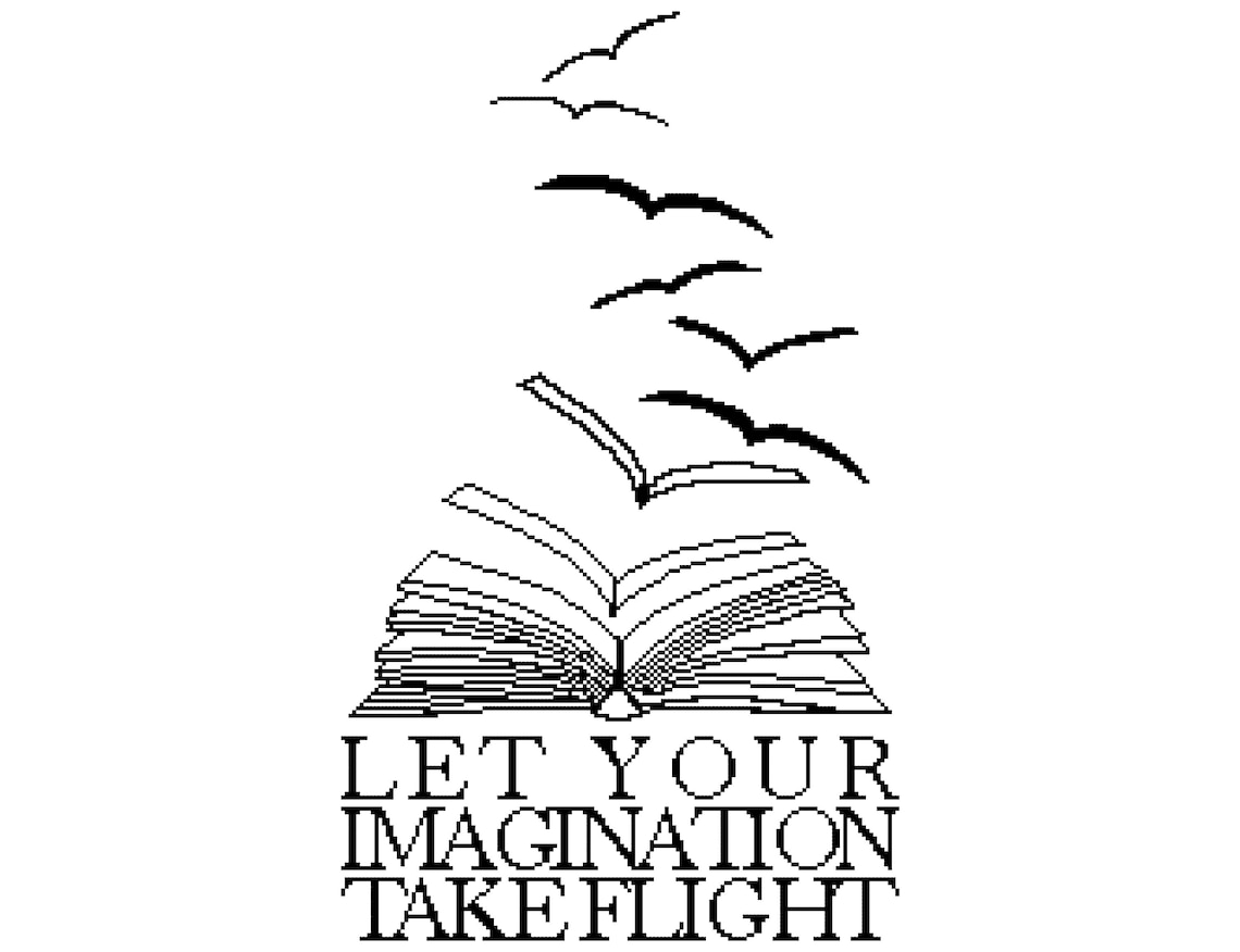Let Your Imagination Take Flight Quote Cross Stitch PDF - Etsy