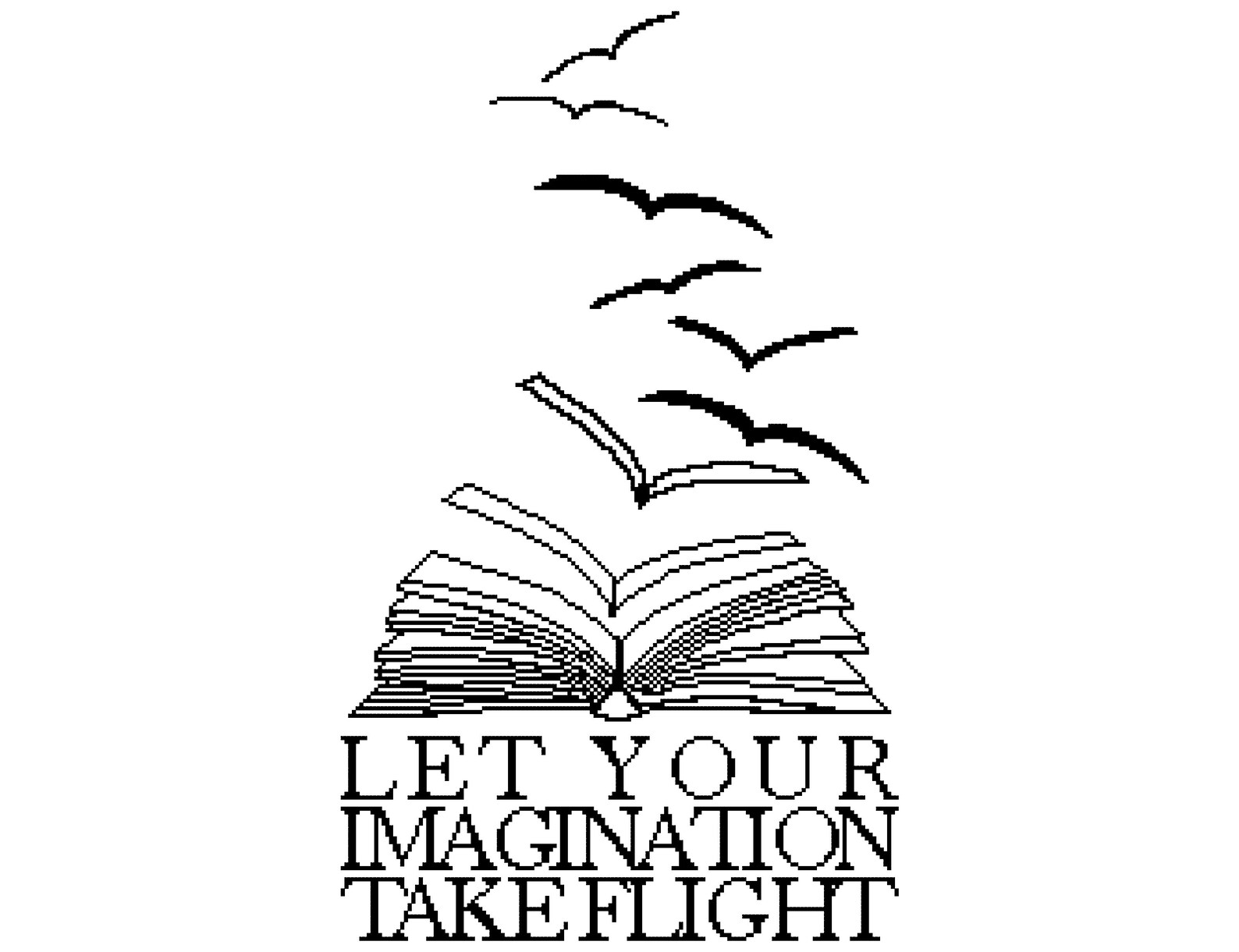 Let Your Imagination Take Flight Quote Cross Stitch PDF - Etsy