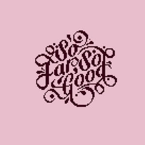 So Far so Good Quote Cross Stitch PDF Pattern - Etsy