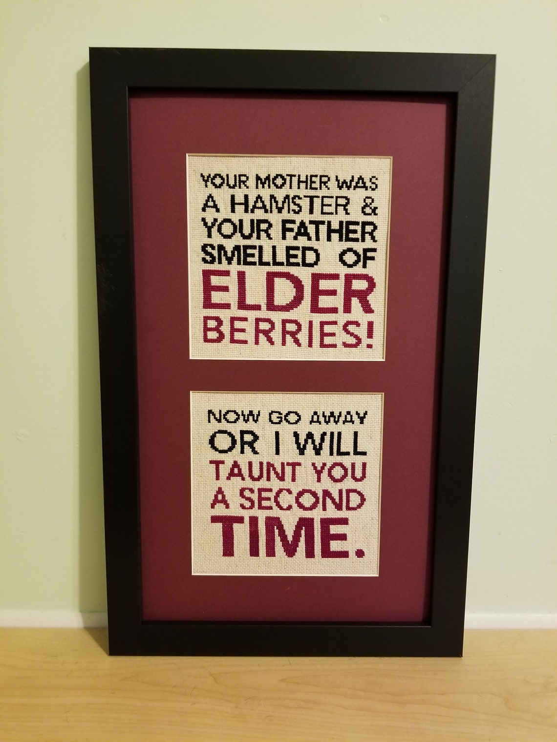 Monty Python Cross Stitch PDF Pattern Hamsters and - Etsy