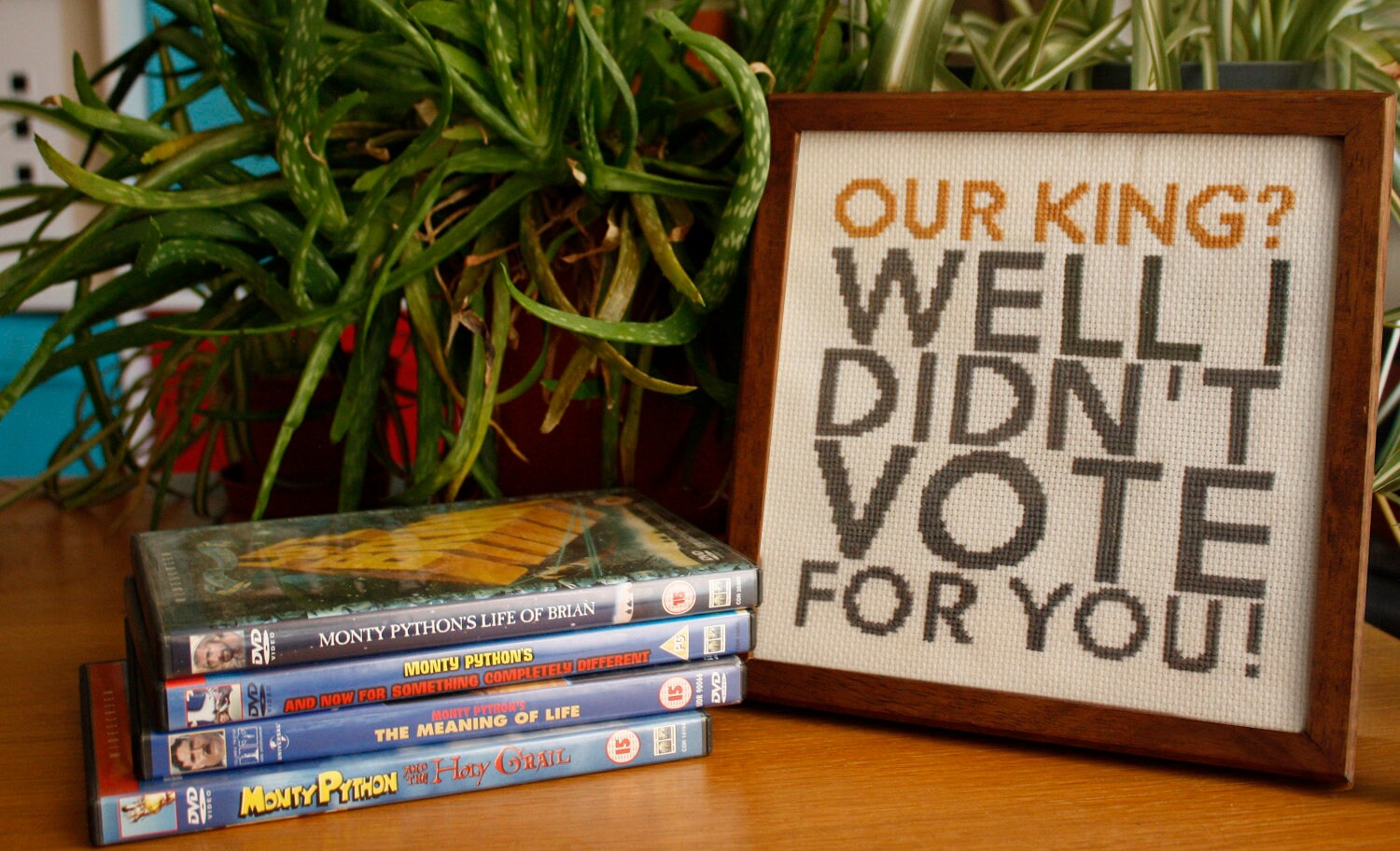 Monty Python Set of 4 Cross Stitch PDF Patterns Quotes From - Etsy