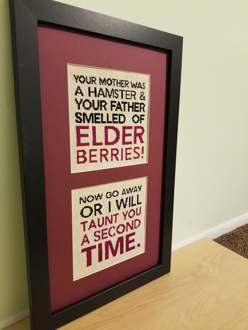 Monty Python Cross Stitch PDF Pattern Hamsters and - Etsy