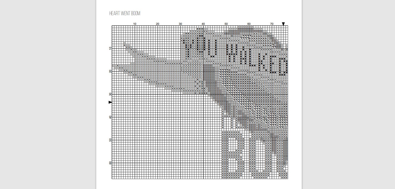 Hamilton Cross Stitch Pattern - My Heart Went Boom Quote From the ...