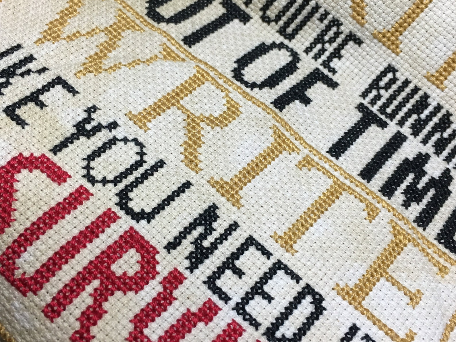 Hamilton Cross Stitch Pattern - Need It to Survive Quote From the ...