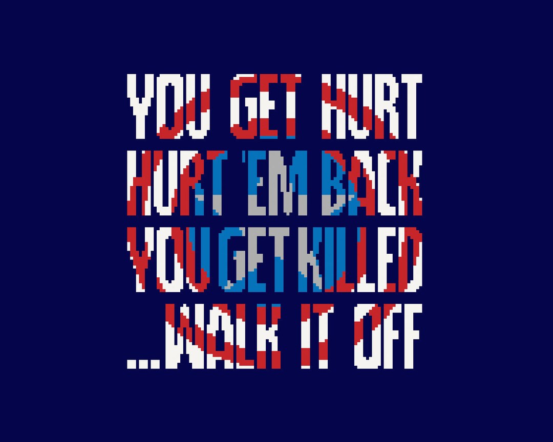 Avengers Cross Stitch PDF Chart - Captain America - Walk It off Quote ...