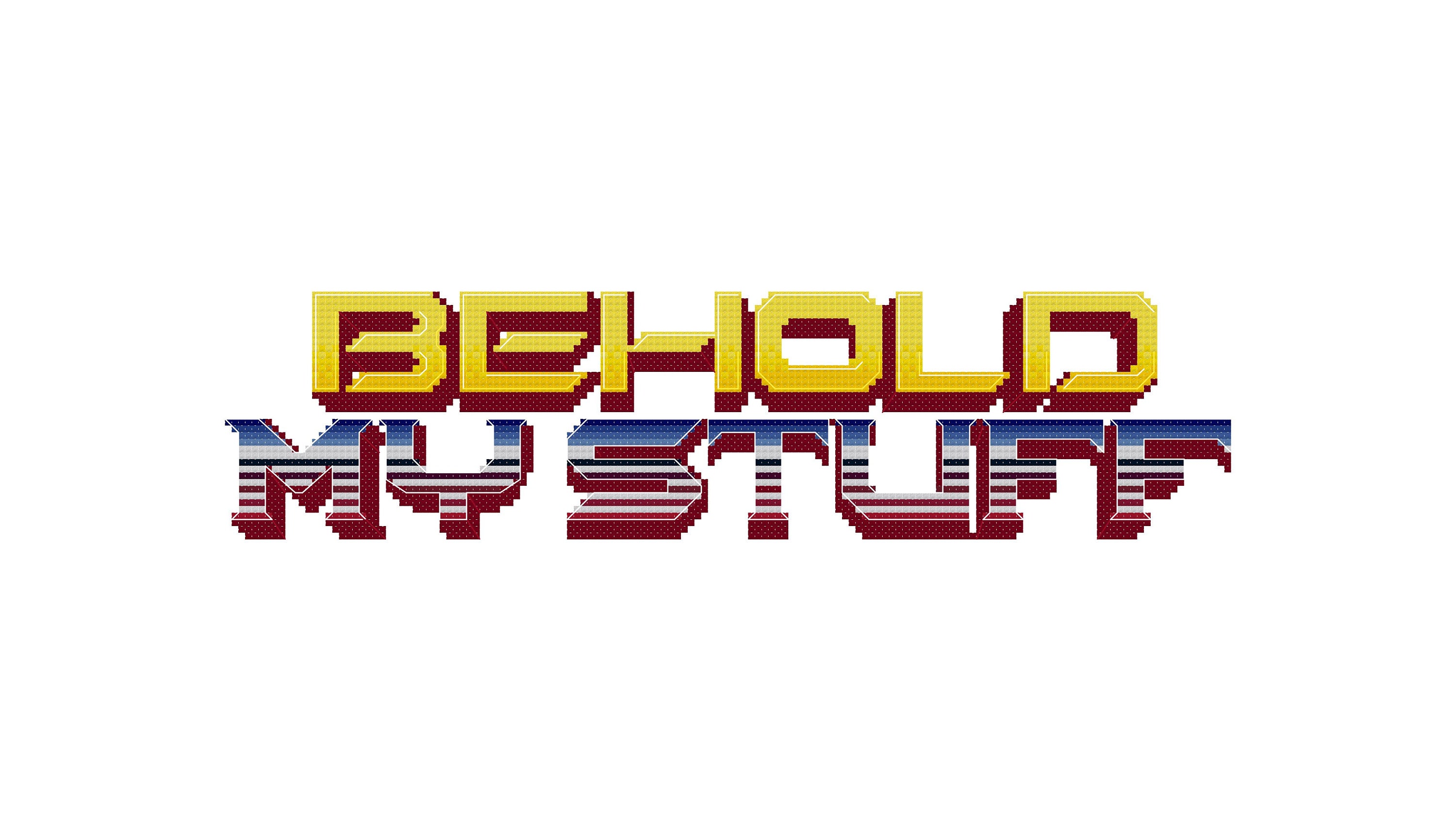 My Stuff Cross Stitch PDF Chart - Behold My Stuff From Thor Ragnarok of ...