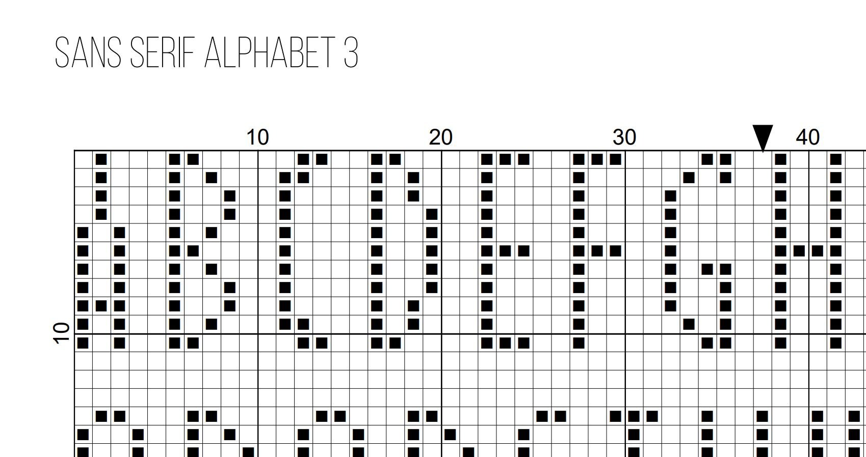 Complete Sans Serif Alphabet Sampler Pack Cross Stitch PDF - Etsy