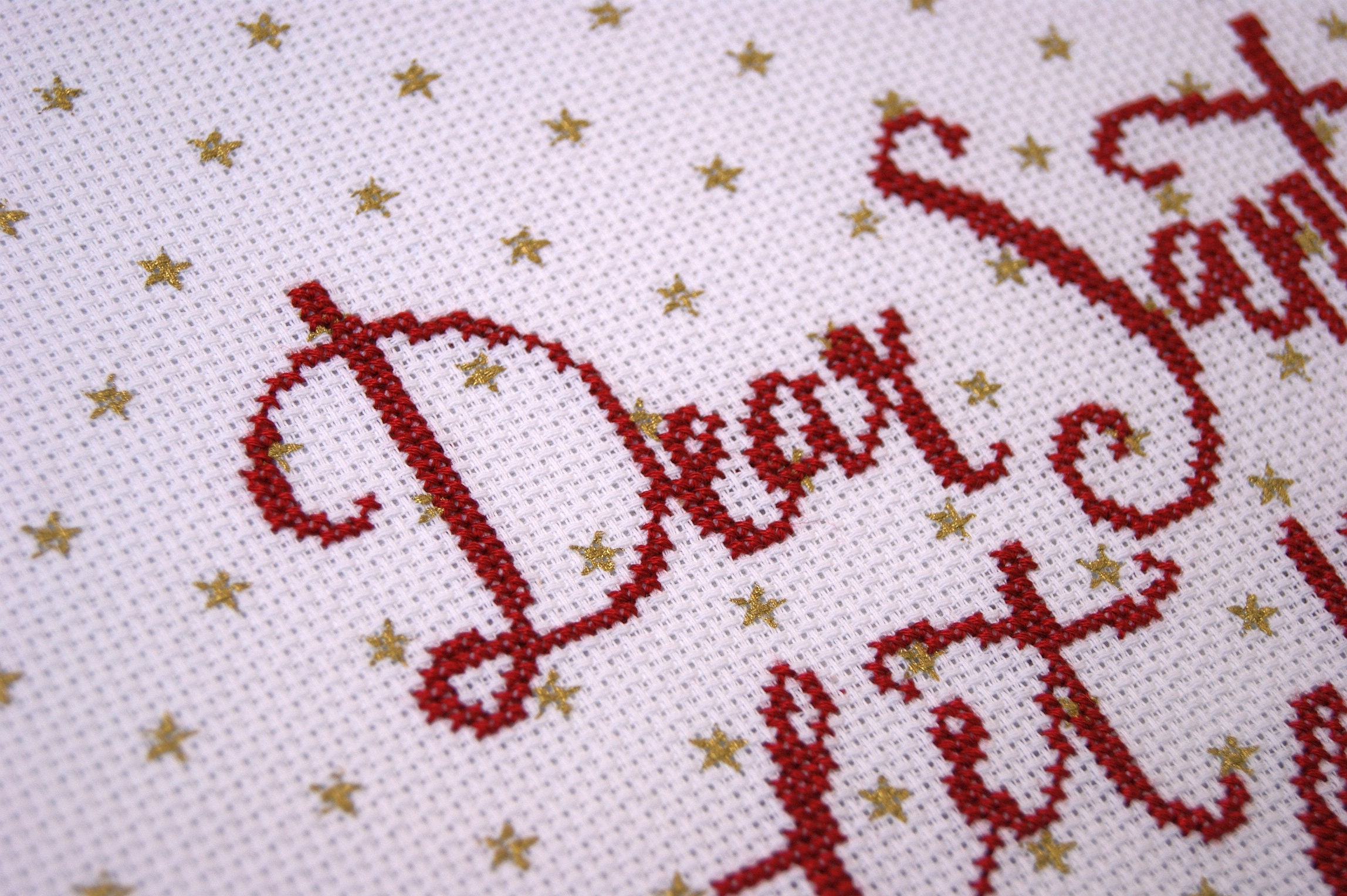 Dear Santa - Holiday Quote Cross Stitch PDF Pattern - Etsy Canada