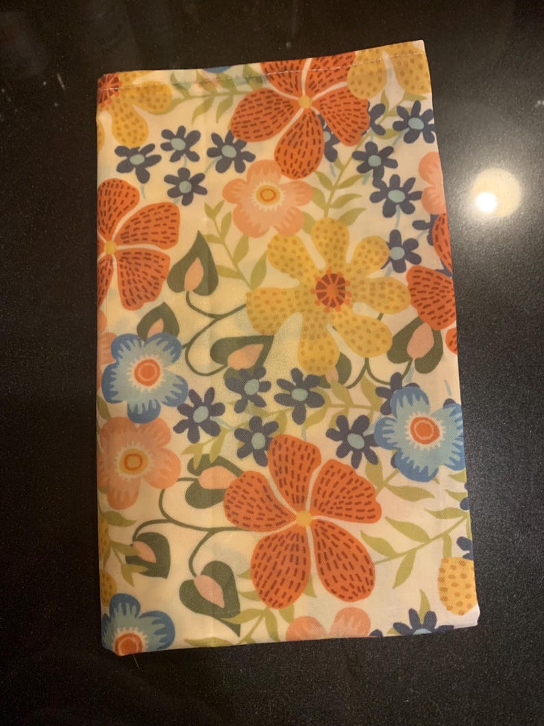 Hand Made, Organic Beeswax, Fabric Medium Bag. - Etsy