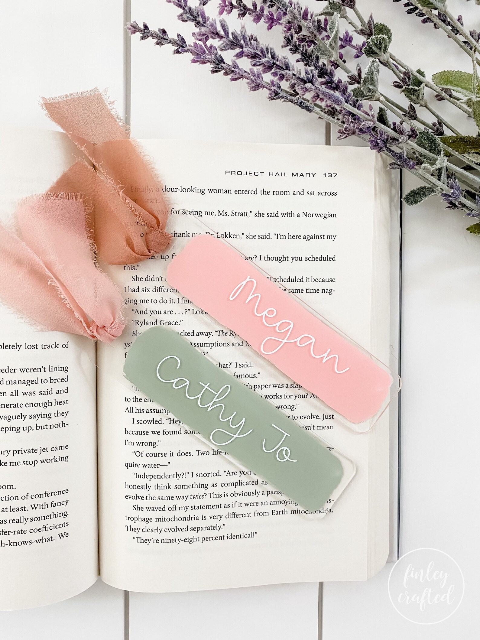 Personalized Bookmark Name Acrylic Bookmark Custom Bookmark - Etsy