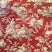 Fabric by the Yard, Beautiful Antique Toile, 100% Cotton, Ruby Red ...