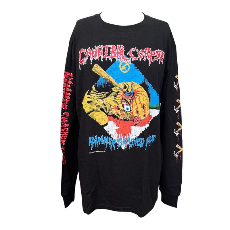 Cannibal corpse long sleeve t shirt - Etsy België