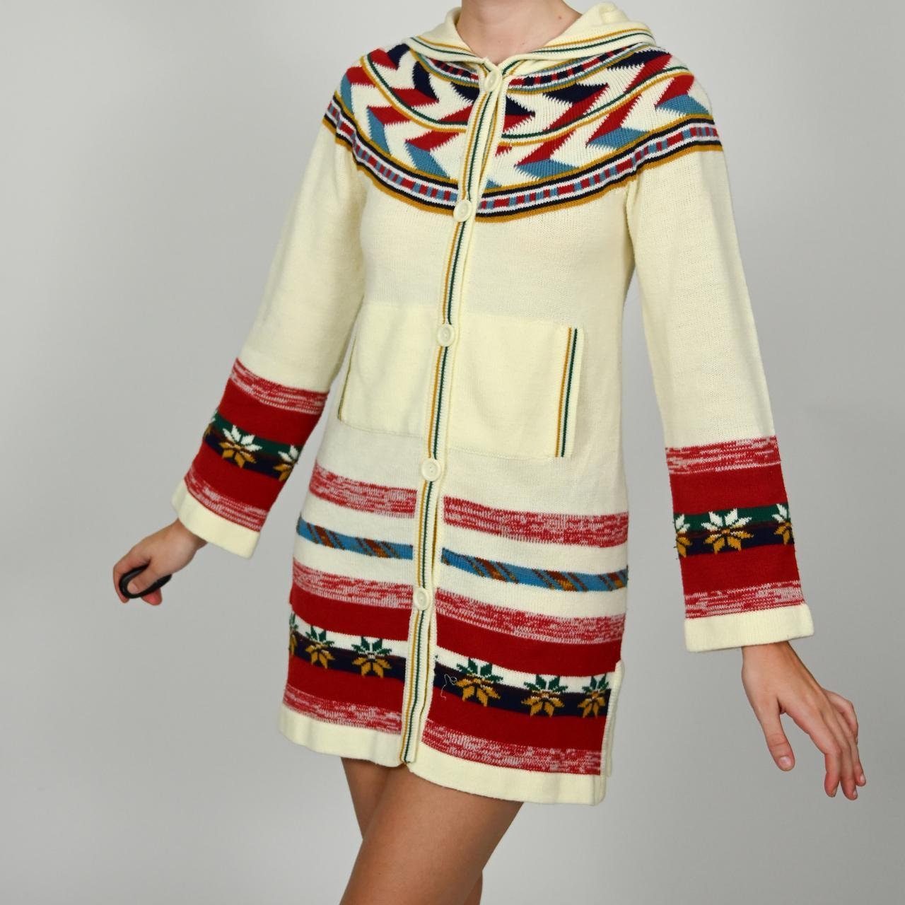 1970s Vintage Longline Sweater / Mini Dress - Etsy