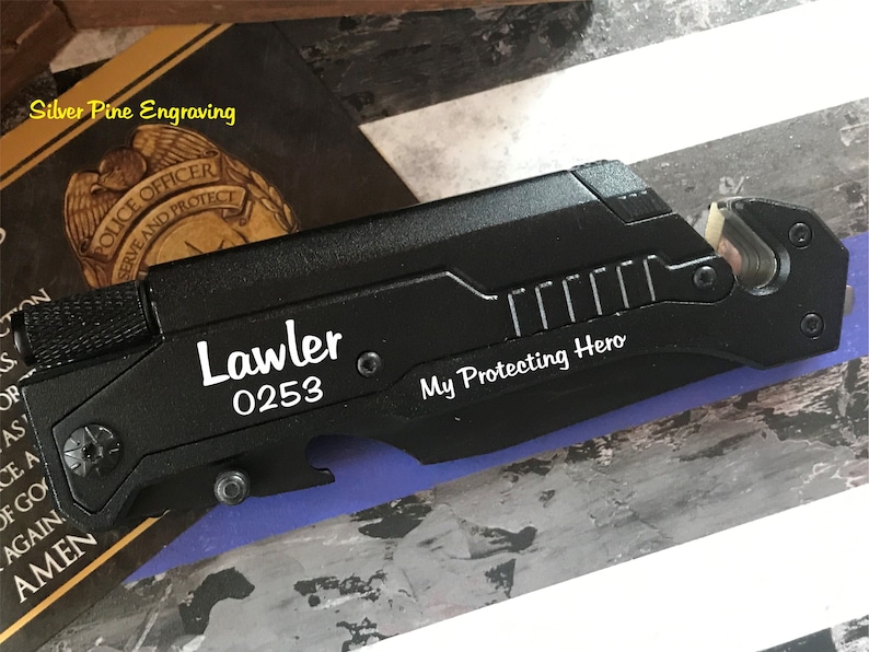 Personalized Police Gifts Police Officer Gifts Police Knife - Etsy