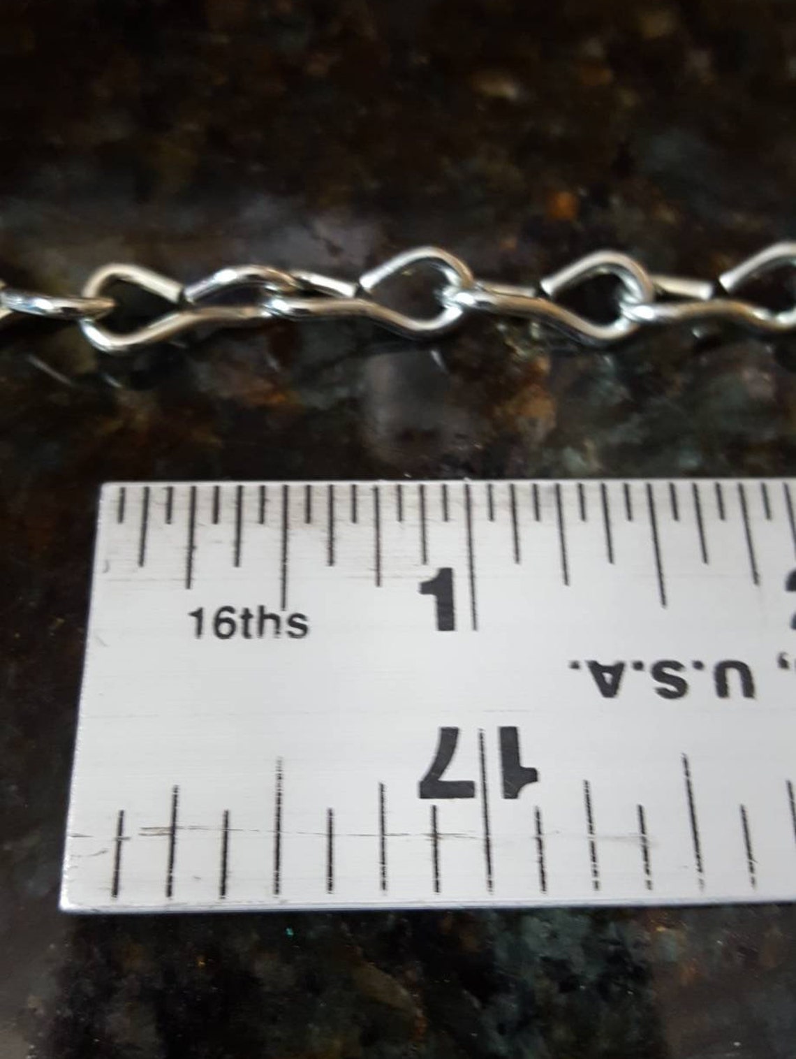 16 Gauge Jack Chain-silver Finish Sold by the Foot & Comes - Etsy