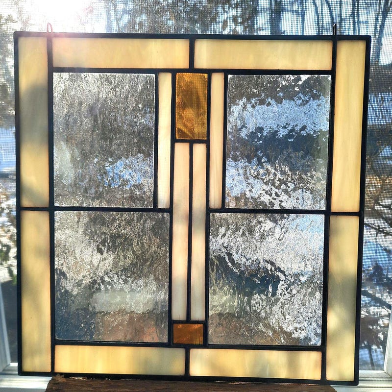 Amber Stained Glass - Etsy
