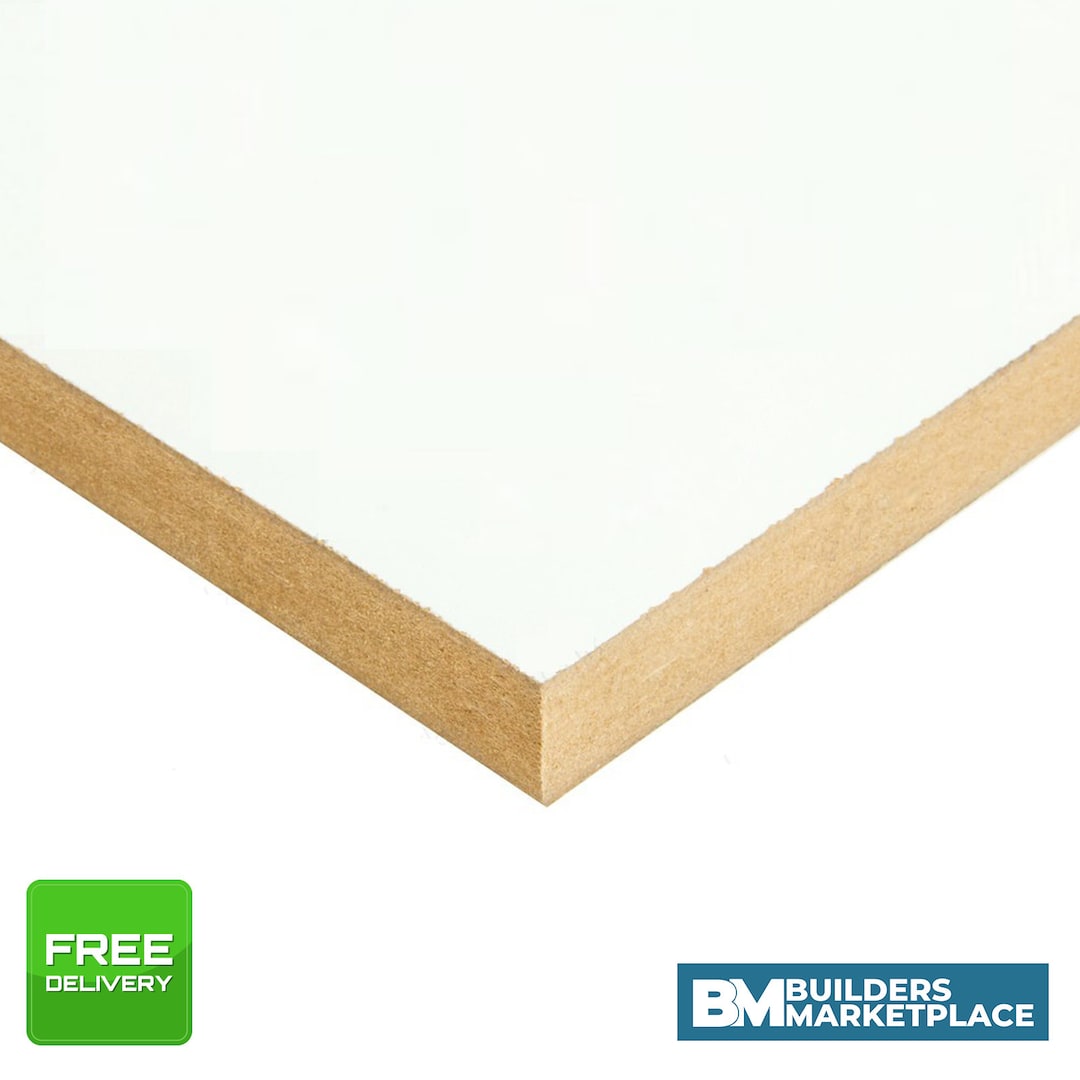 White Melamine Board White MDF Board White MDF Sheets 12mm 15mm 18mm ...