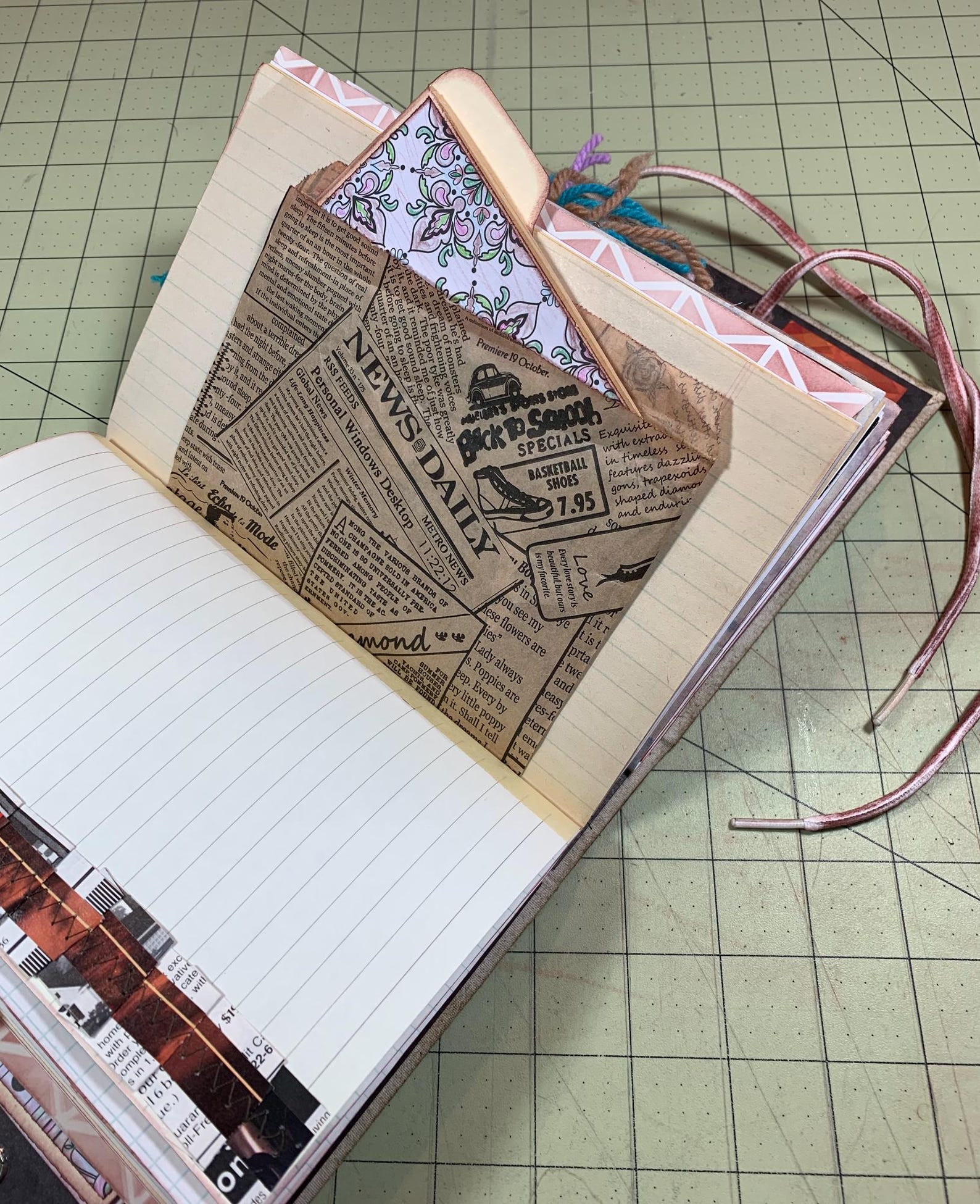 Junk Journal: Trash to Treasure Recycled Paper, Handmade Writing ...