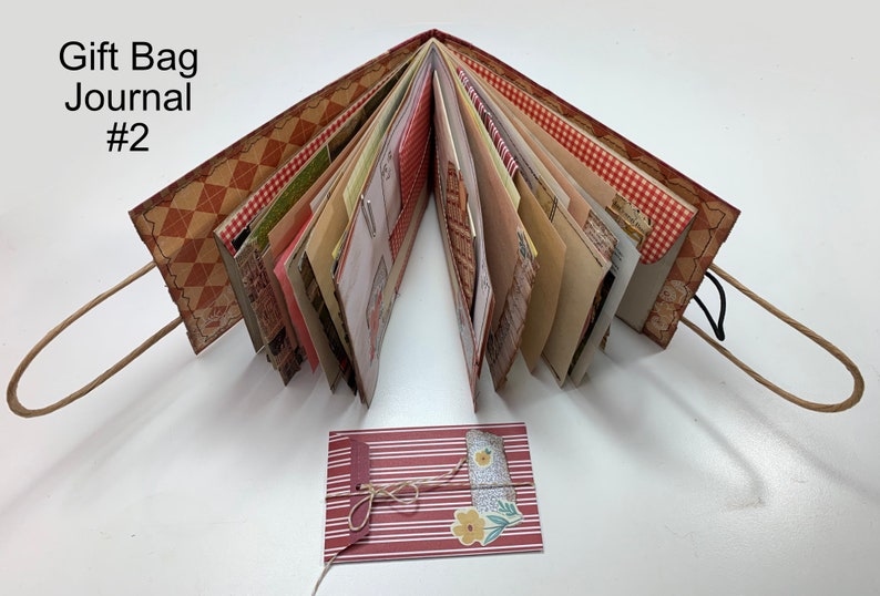 Junk Journal Gift Bag Writing Journal, Recycled Paper, Handmade - Etsy