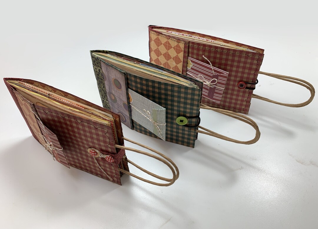 Junk Journal Gift Bag Writing Journal, Recycled Paper, Handmade - Etsy