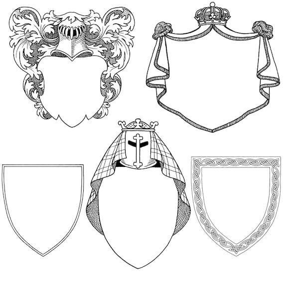 Coat Of Arms Shield Designs