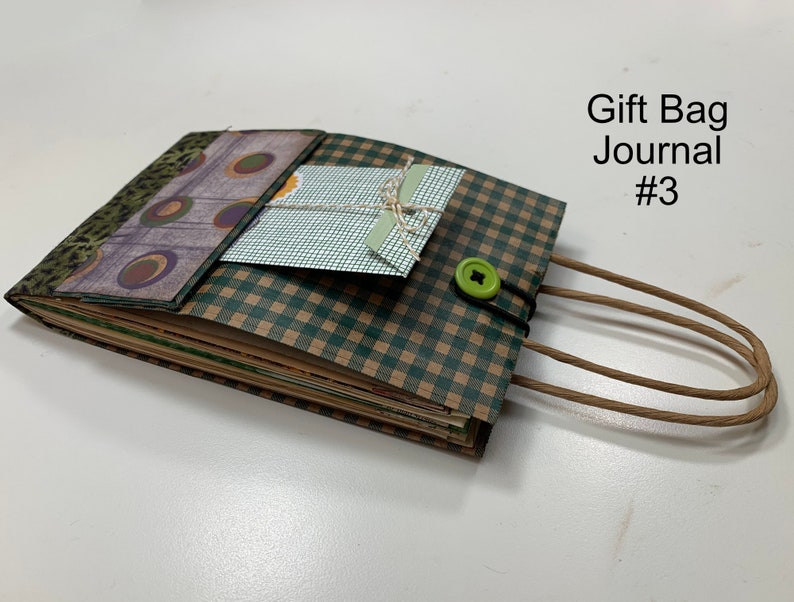 Junk Journal Gift Bag Writing Journal, Recycled Paper, Handmade - Etsy