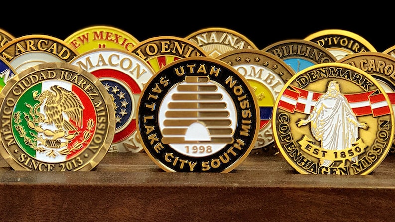 Utah Salt Lake City South Mission Commemorative Mission Coin - Etsy