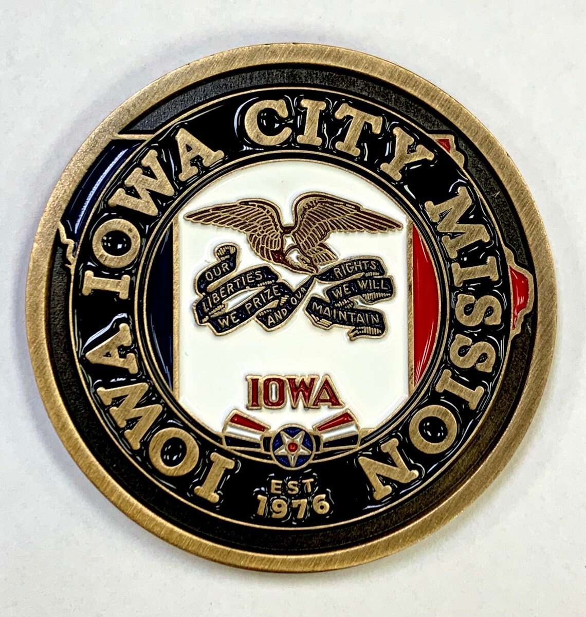 Iowa Iowa City Commemorative Mission Coin LDS - Etsy