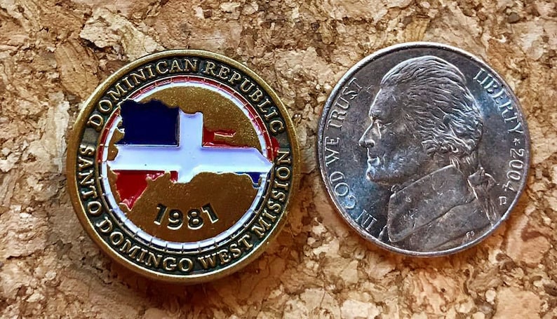 Dominican Republic Santo Domingo West Mission Lapel Pin LDS - Etsy