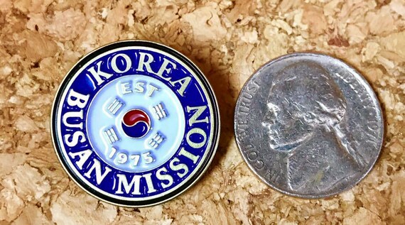 Korea Busan Mission lapel pin LDS | Etsy