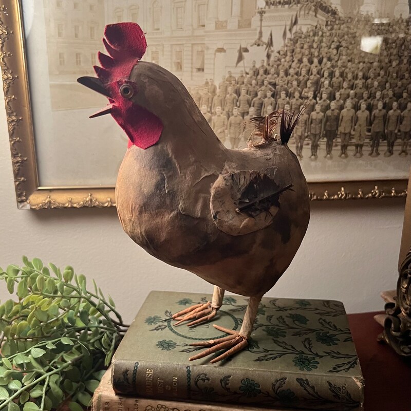 Paper Mache Chickens - Etsy