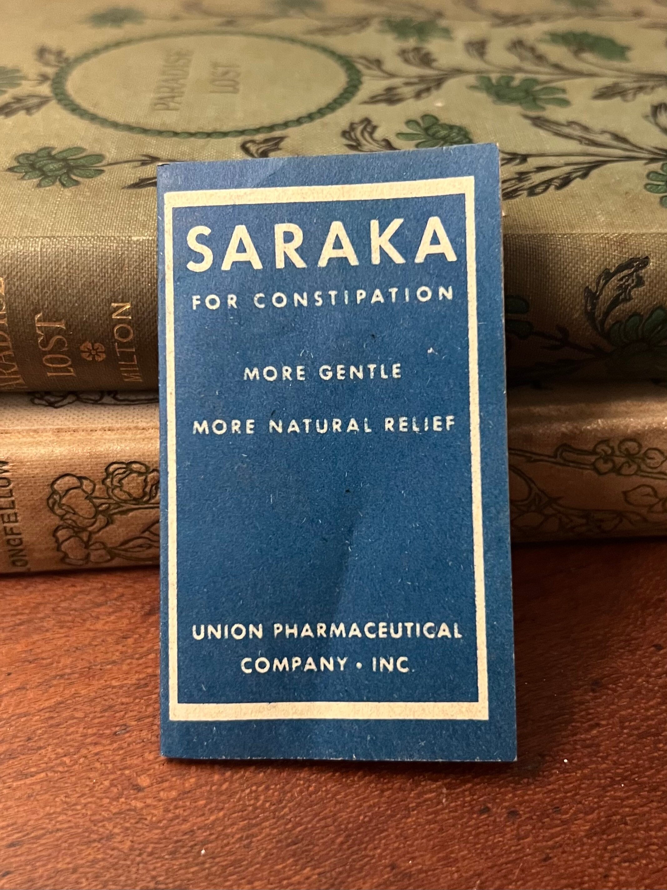 Early Vintage Saraka for Constipation Pharmaceutical Medicine Tin W ...