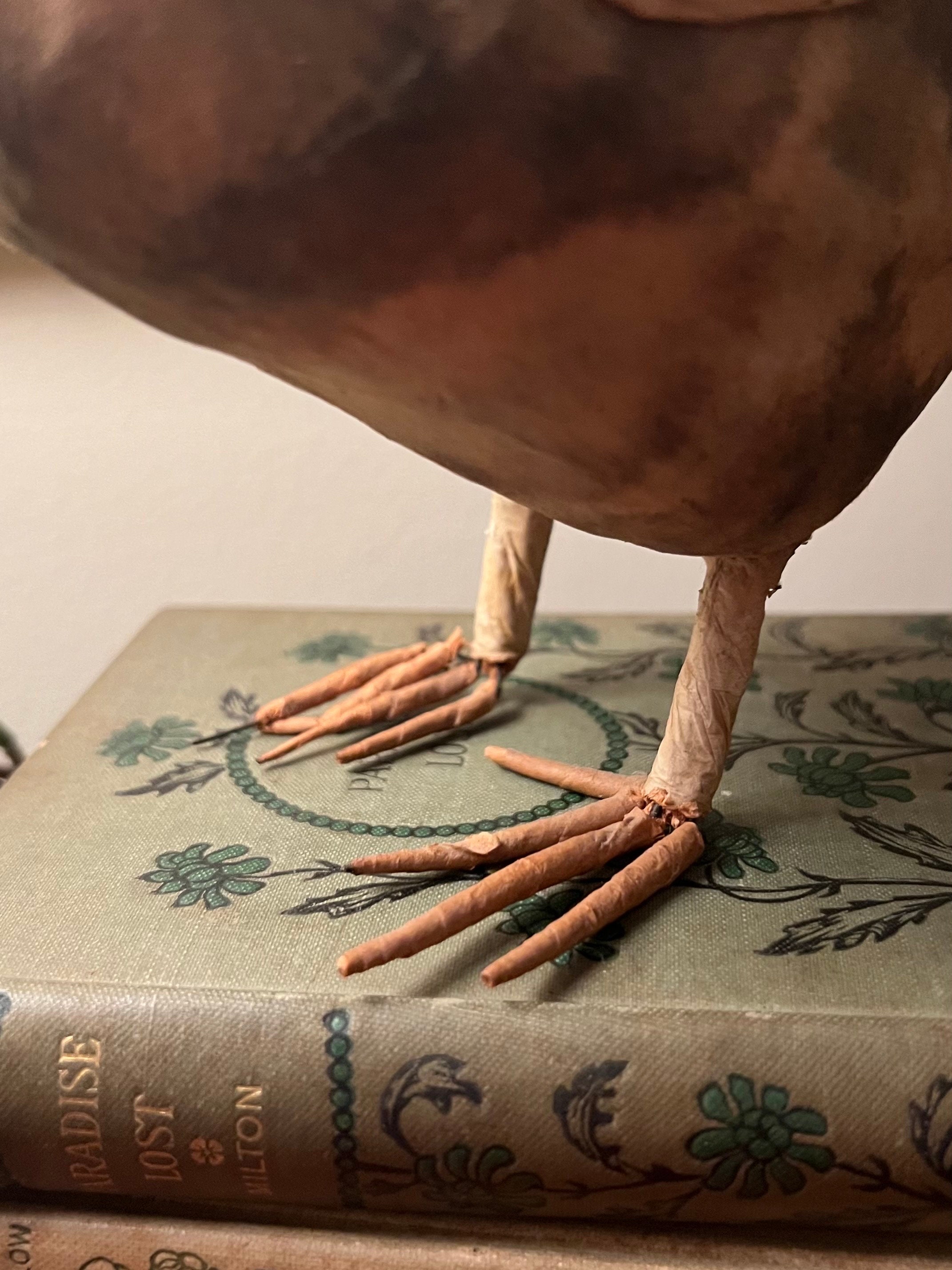 Antique Victorian Theater Prop Papier-mâché paper Mache Chicken Rooster ...