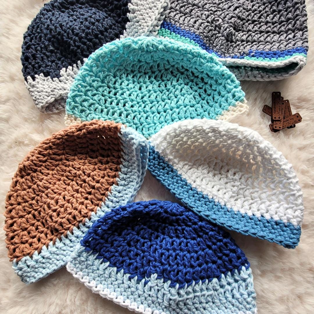 Cotton Kids Kufi: Crochet Islam Prayer Hat, Eid Gift - Etsy