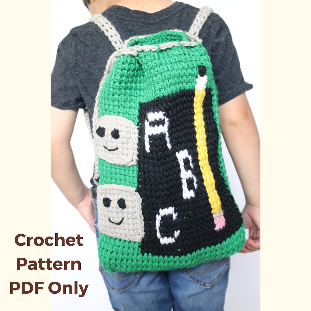 Crochet Backpack, Crochet Bag Pattern, Crochet Pattern, Kids Crochet ...