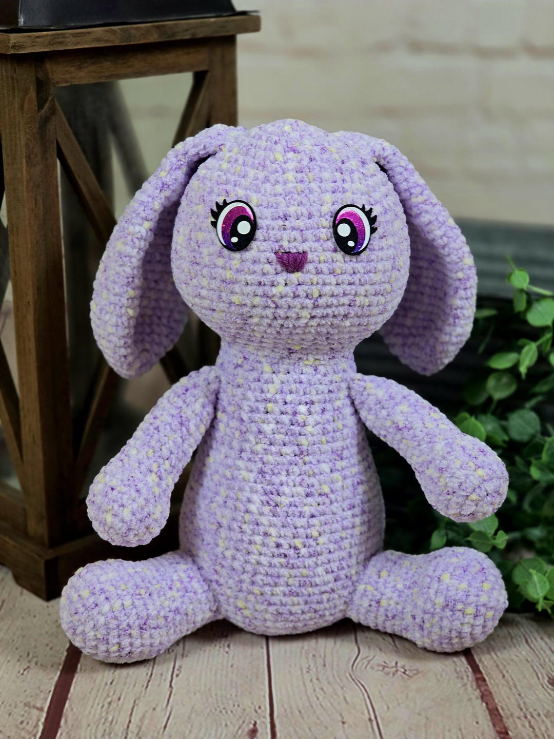 Purple Bunny Plush - Etsy