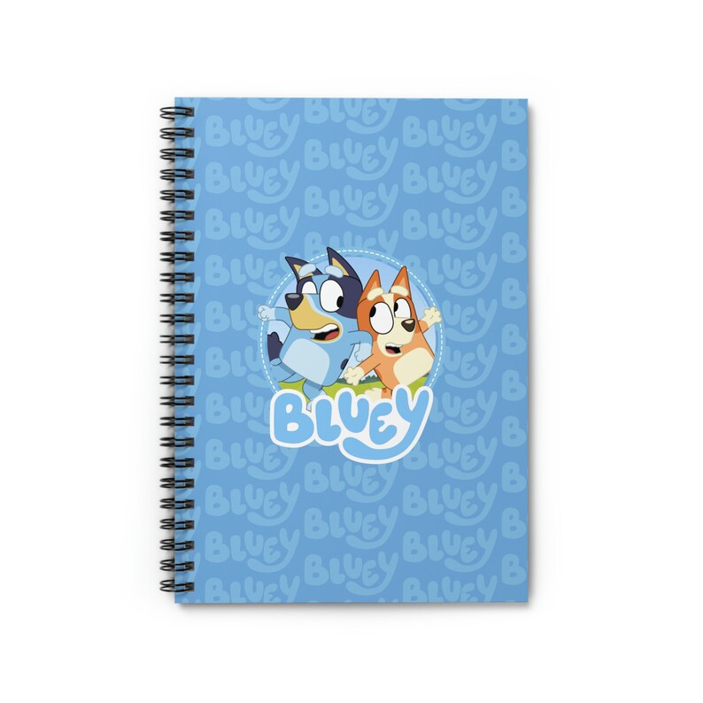 Bluey Kids Spiral Notebook Ruled Line Bluey Book Bluey - Etsy