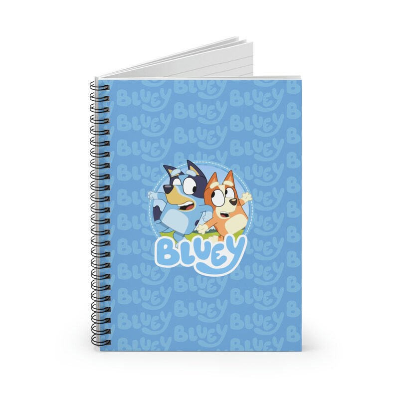 Bluey Kids Spiral Notebook Ruled Line Bluey Book Bluey - Etsy